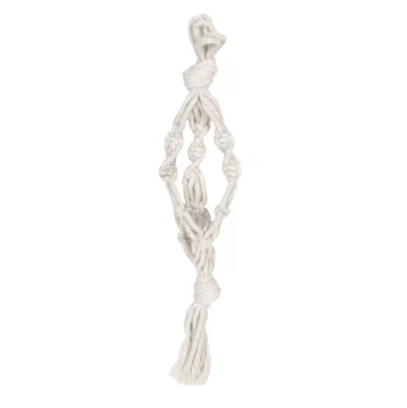 Accents | 3 White Mini Macram Twist Hanger | Poshmark
